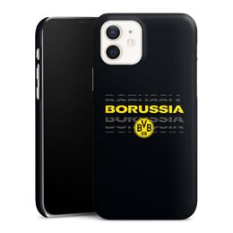 DeinDesign iPhone 12 Handy Premium Case Smartphone Handyh&uuml;lle Schutzh&uuml;lle matt Official Licensed Product Bvb Borussia Dortmund Premium Case