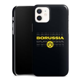 DeinDesign iPhone 12 Handy Premium Case Smartphone Handyh&uuml;lle Schutzh&uuml;lle gl&auml;nzend Official Licensed Product Bvb Borussia Dortmund Premium Case