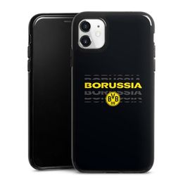 DeinDesign iPhone 11 Handy Silikon H&uuml;lle Case schwarz Handyh&uuml;lle Bvb Official Licensed Product Borussia Dortmund