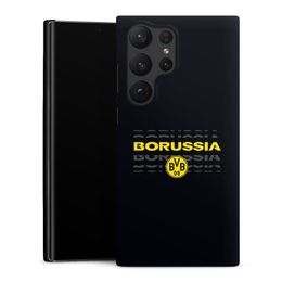 DeinDesign Galaxy S23 Ultra Handy Premium Case Smartphone Handyh&uuml;lle Schutzh&uuml;lle matt Official Licensed Product Bvb Borussia Dortmund Premium Case