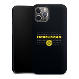 DeinDesign iPhone 12 Pro Max Handy Premium Case Smartphone Handyh&uuml;lle Schutzh&uuml;lle matt Official Licensed Product Bvb Borussia Dortmund Premium Case