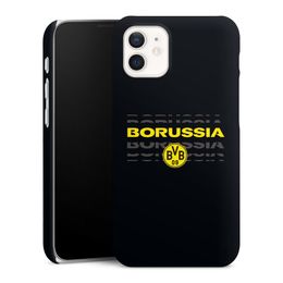DeinDesign iPhone 12 mini Handy Premium Case Smartphone Handyh&uuml;lle Schutzh&uuml;lle matt Official Licensed Product Bvb Borussia Dortmund Premium Case