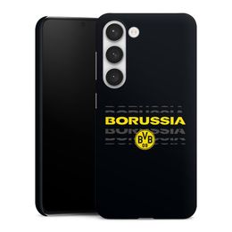 DeinDesign Galaxy S23 Handy Premium Case Smartphone Handyh&uuml;lle Schutzh&uuml;lle matt Official Licensed Product Bvb Borussia Dortmund Premium Case