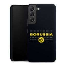 DeinDesign Galaxy S22 Handy Premium Case Smartphone Handyh&uuml;lle Schutzh&uuml;lle matt Official Licensed Product Bvb Borussia Dortmund Premium Case