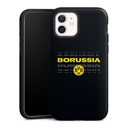 DeinDesign iPhone 12 mini Handy Panzer Handyh&uuml;lle robuste Outdoor H&uuml;lle Schutzh&uuml;lle gl&auml;nzend Official Licensed Product Bvb Borussia Dortmund Tough Case