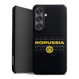 DeinDesign Galaxy S25 Handy Premium Case Smartphone Handyh&uuml;lle Schutzh&uuml;lle gl&auml;nzend Official Licensed Product Bvb Borussia Dortmund Premium Case