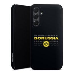 DeinDesign Galaxy A35 5G Handy Premium Case Smartphone Handyh&uuml;lle Schutzh&uuml;lle gl&auml;nzend Official Licensed Product Bvb Borussia Dortmund Premium Case