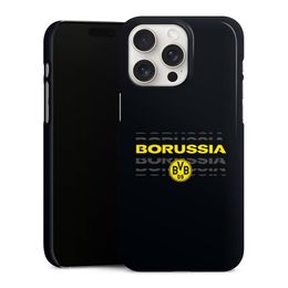 DeinDesign iPhone 15 Pro Max Handy Premium Case Smartphone Handyh&uuml;lle Schutzh&uuml;lle gl&auml;nzend Official Licensed Product Bvb Borussia Dortmund Premium Case
