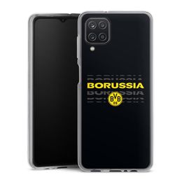 DeinDesign Galaxy A12 Handy Silikon H&uuml;lle Case transparent Handyh&uuml;lle Official Licensed Product Bvb Borussia Dortmund Silikon Case