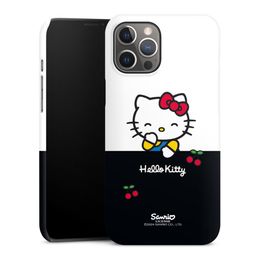 DeinDesign iPhone 12 Pro Max Handy Premium Case Smartphone Handyh&uuml;lle Schutzh&uuml;lle matt Hello Kitty Cherry Official Licensed Product Premium Case