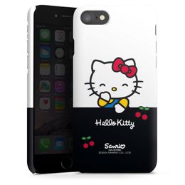 DeinDesign iPhone SE (2020) Handy Premium Case Smartphone Handyh&uuml;lle Schutzh&uuml;lle matt Official Licensed Product Cherry Hello Kitty Premium Case