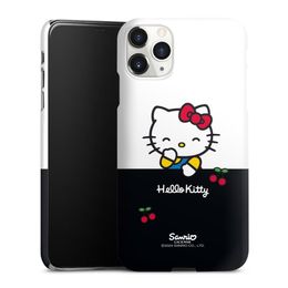 DeinDesign iPhone 11 Pro Max Handy Premium Case Smartphone Handyh&uuml;lle Schutzh&uuml;lle gl&auml;nzend Official Licensed Product Cherry Hello Kitty Premium Case