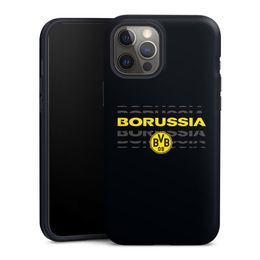 DeinDesign iPhone 12 Pro Handy Panzer Handyh&uuml;lle robuste Outdoor H&uuml;lle Schutzh&uuml;lle matt Official Licensed Product Bvb Borussia Dortmund Tough Case