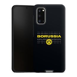 DeinDesign Galaxy S20 Handy Panzer Handyh&uuml;lle robuste Outdoor H&uuml;lle Schutzh&uuml;lle matt Official Licensed Product Bvb Borussia Dortmund Tough Case