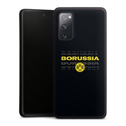 DeinDesign Galaxy S20 FE 5G Handy Premium Silikon H&uuml;lle Handyh&uuml;lle schwarz Case Bvb Official Licensed Product Borussia Dortmund Silikon Premium Case