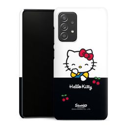 DeinDesign Galaxy A52s 5G Handy Premium Case Smartphone Handyh&uuml;lle Schutzh&uuml;lle matt Hello Kitty Cherry Official Licensed Product Premium Case