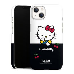 DeinDesign iPhone 13 Handy Premium Case Smartphone Handyh&uuml;lle Schutzh&uuml;lle matt Hello Kitty Cherry Official Licensed Product Premium Case