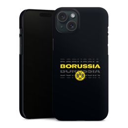 DeinDesign iPhone 15 Plus Handy Premium Case Smartphone Handyh&uuml;lle Schutzh&uuml;lle matt Official Licensed Product Bvb Borussia Dortmund Premium Case