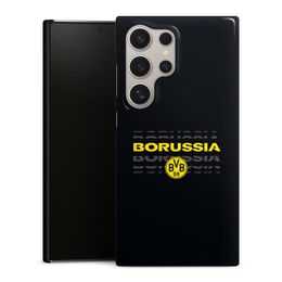 DeinDesign Galaxy S24 Ultra Handy Premium Case Smartphone Handyh&uuml;lle Schutzh&uuml;lle gl&auml;nzend Official Licensed Product Bvb Borussia Dortmund Premium Case