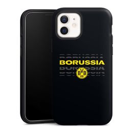 DeinDesign iPhone 12 Handy Panzer Handyh&uuml;lle robuste Outdoor H&uuml;lle Schutzh&uuml;lle matt Official Licensed Product Bvb Borussia Dortmund Tough Case