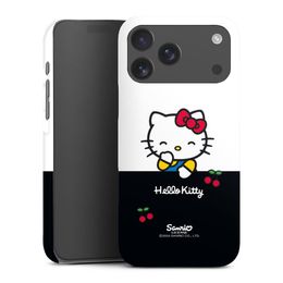 DeinDesign iPhone 17 Pro Max Handy Premium Case Smartphone Handyh&uuml;lle Schutzh&uuml;lle matt Hello Kitty Cherry Official Licensed Product Premium Case