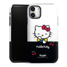 DeinDesign iPhone 11 Handy Panzer Handyh&uuml;lle robuste Outdoor H&uuml;lle Schutzh&uuml;lle matt Official Licensed Product Cherry Hello Kitty Tough Case
