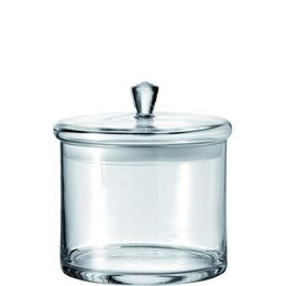 Leonardo Dose, Klar, Glas, rund, 20 cm, Ordnen & Aufbewahren, Dosen