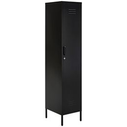 Mid.you Highboard, Schwarz, Metall, 3 F&auml;cher, 30x185x46 cm, Typenauswahl, individuell planbar, in verschiedenen Gr&ouml;&szlig;en erh&auml;ltlich, f&uuml;r den Au&szlig;enbereich geeignet, Wohnzimmer, Kommoden & Sideboards, Highboards