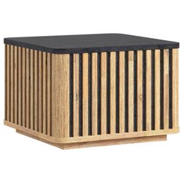 Landscape Couchtisch, Schwarz, Akazie, Holz, Akazie, furniert, Holz, quadratisch, Bodenplatte, 50x35x50 cm, Stauraum, abnehmbares Tablett, einfacher Aufbau, Wohnzimmer, Wohnzimmertische, Couchtische, Couchtische mit Stauraum