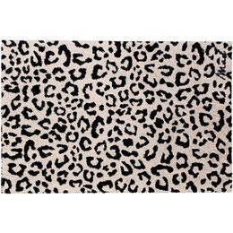 madaboutmats Fussmatte Touch, Schwarz, Beige, Kunststoff, Leoprint, rechteckig, 50x75 cm, rutschfest, f&uuml;r Fu&szlig;bodenheizung geeignet, alle Fu&szlig;b&ouml;den rutschhemmend, sch&uuml;tzt den Fu&szlig;boden, pflegeleicht, Teppiche & B&ouml;den, Fu&szlig; & Stufenmatten, Fu&szlig;matten und Schmutzfangmatten