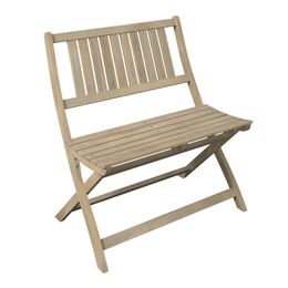 Gardenson Gartenbank, Akazie, Holz, Akazie, teilmassiv, 2-Sitzer, 80x86x54 cm, FSC 100%, Gartenm&ouml;bel, Gartenb&auml;nke