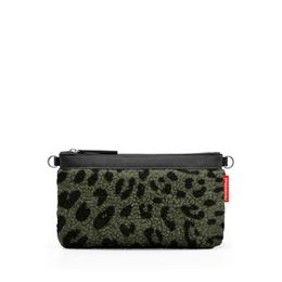 Reisenthel Schultertasche Mini pouch teddy olive, Dunkelgr&uuml;n, Textil, 26x15x10 cm, Freizeit, Koffer & Taschen, Einkaufstaschen