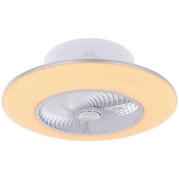 Novel Deckenventilator, Metall, Kunststoff, 22 cm, Fernbedienung, Farbtemperaturwechsler, Freizeit, Heizen & K&uuml;hlen, Ventilatoren, Deckenventilatoren