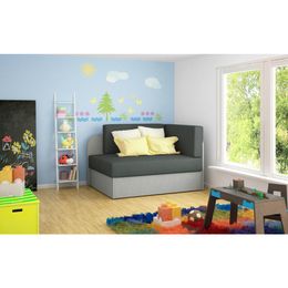 Mid.you Jugend-, Grau, Dunkelgrau, Kunststoff, 104x60x75 cm, Wohnzimmer, Sofas & Couches, Schlafsofas, Schlafsofas mit Bettkasten