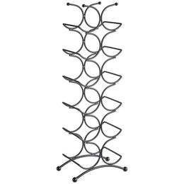 Justinus Flaschenregal Life Style, Schwarz, Metall, 25x15x69.5 cm, K&uuml;chen, K&uuml;chenm&ouml;bel, K&uuml;chenregale