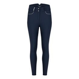 Horseware Reithose Newmarket High Rise Full Grip blau Damen 38
