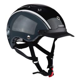 Casco Reithelm NORI Iconic horseshoe black/grey S (52-56)