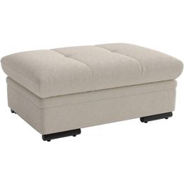 Sit & More Polsterhocker SIT & MORE "Viola", creme, B:102cm H:43cm T:68cm, 100% Polyester, Hocker, Polsterhocker, mit praktischen Stauraum