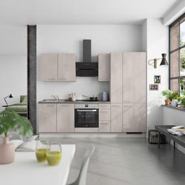 Nobilia K&uuml;chenblock Riva High m. Ger&auml;ten Grau