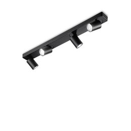 Ideal Lux LED-Deckenstrahler Rudy Schwarz max. 7 Watt