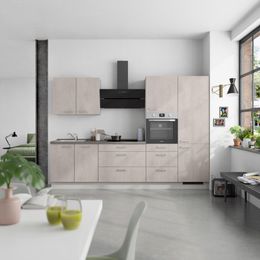 Nobilia K&uuml;chenblock Riva High m. Ger&auml;ten Grau