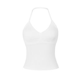 Sporttop YEAZ "Top SCENE", Damen, Gr. L, wei&szlig;, Obermaterial: 90% Polyamid PA. 10% Elasthan EL., Tops Sporttop