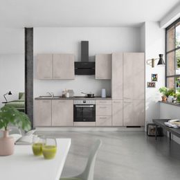 Nobilia K&uuml;chenblock Riva High m. Ger&auml;ten Grau