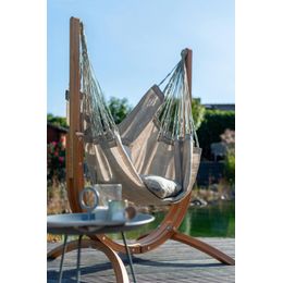 La Siesta H&auml;ngematte Hammock Chair and Stand Grau/Braun