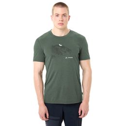 Funktionsshirt Vaude "MEN'S TEKOA T-SHIRT III", Herren, Gr. XL, gr&uuml;n (agave uni), Obermaterial: 75% Polyester, 25% Lyocell, Shirts Funktionsshirt, sportliche Passform, Kurzarm, f&uuml;r Sport und Outdoor