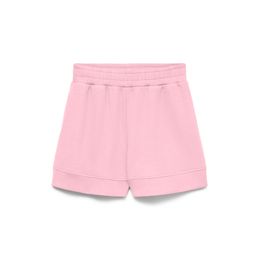 V&eacute;ro Moda Sweatshorts VERO MODA "VMHALI HW SHORTS JRS", Damen, Gr. L, N-Gr, pink, a, boo, Jersey, Obermaterial: 50% Viskose, 45% Polyester, 5% Elasthan, unifarben, bequem kurz, Hosen Sweatshorts, Viskosemischung