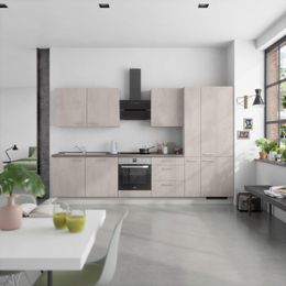 Nobilia K&uuml;chenblock Riva High m. Ger&auml;ten Grau