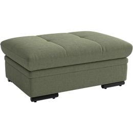 Sit & More Polsterhocker SIT & MORE "Viola", olive, B:102cm H:43cm T:68cm, 95% Polyester, 5% Polyamid, Hocker, Polsterhocker, mit praktischen Stauraum
