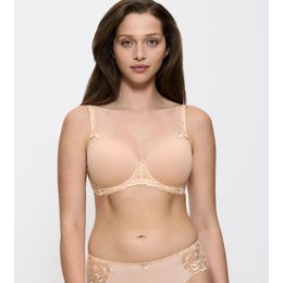 B&uuml;gel-BH Triumph "Modern Finesse WP", Damen, Gr. 80, Cup C, beige (neutral beige), Microtouch, Obermaterial: 69% Polyester, 16% Polyamid, 15% Elasthan, BHs B&uuml;gel-BH, mit Spitzendetails, leicht gepolsterte Cups, verstellbare Tr&auml;ger