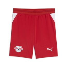 Sporthose Puma "RB Leipzig 26/27 Shorts Jugendliche", M&auml;dchen, Gr. 128, Normalgr&ouml;&szlig;en, for all time rot wei&szlig;, 100% Polyester, regular fit, Hosen Sporthose